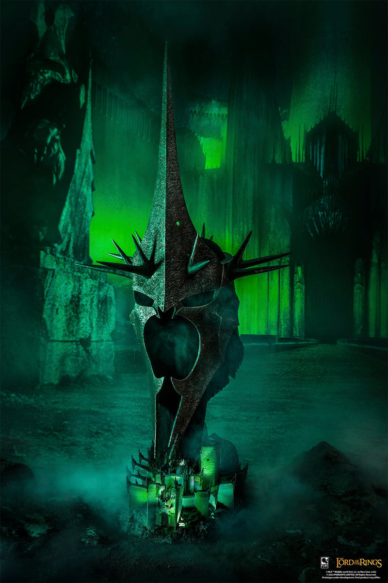 Lord of the Rings Witch-King Art Mask Nazgul Bust with Minas Morgul Base Exclusive Edition ...