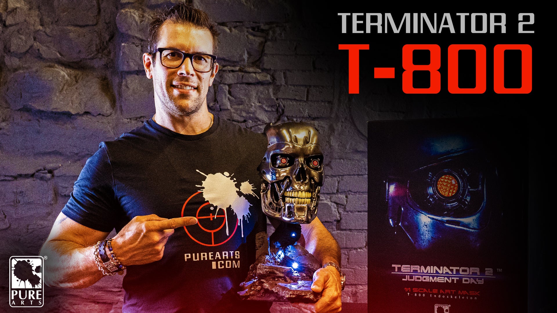 We Unbox the Original Terminator 2: Judgment Day T-800 Art Mask! – PureArts