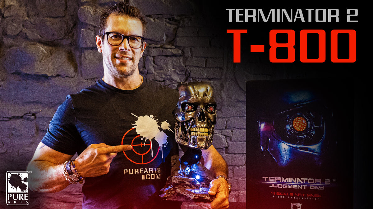 We Unbox the Original Terminator 2: Judgment Day T-800 Art Mask! – PureArts