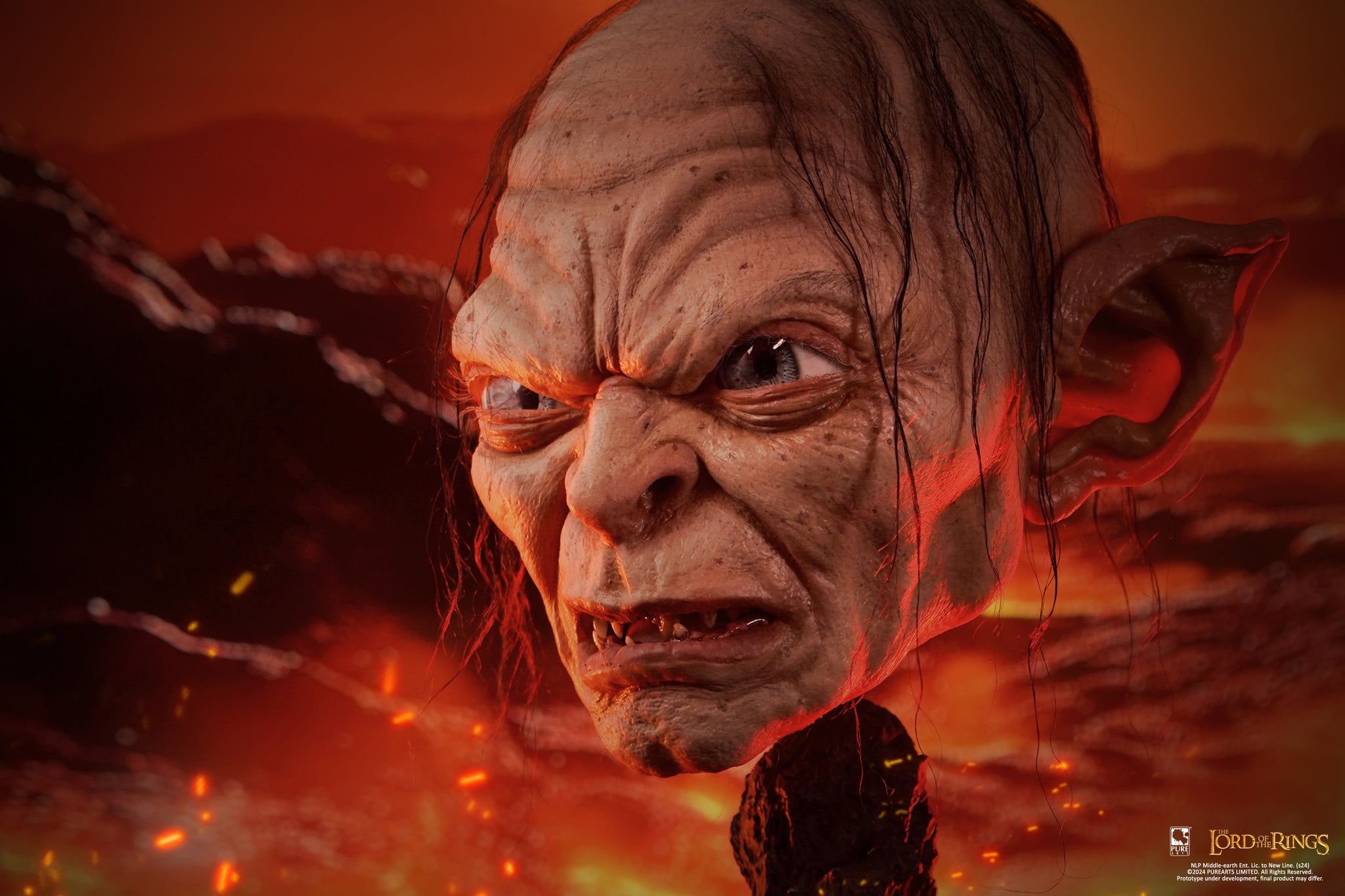 The Lord of the Rings Gollum Art Mask Exclusive Edition with Ring and ...