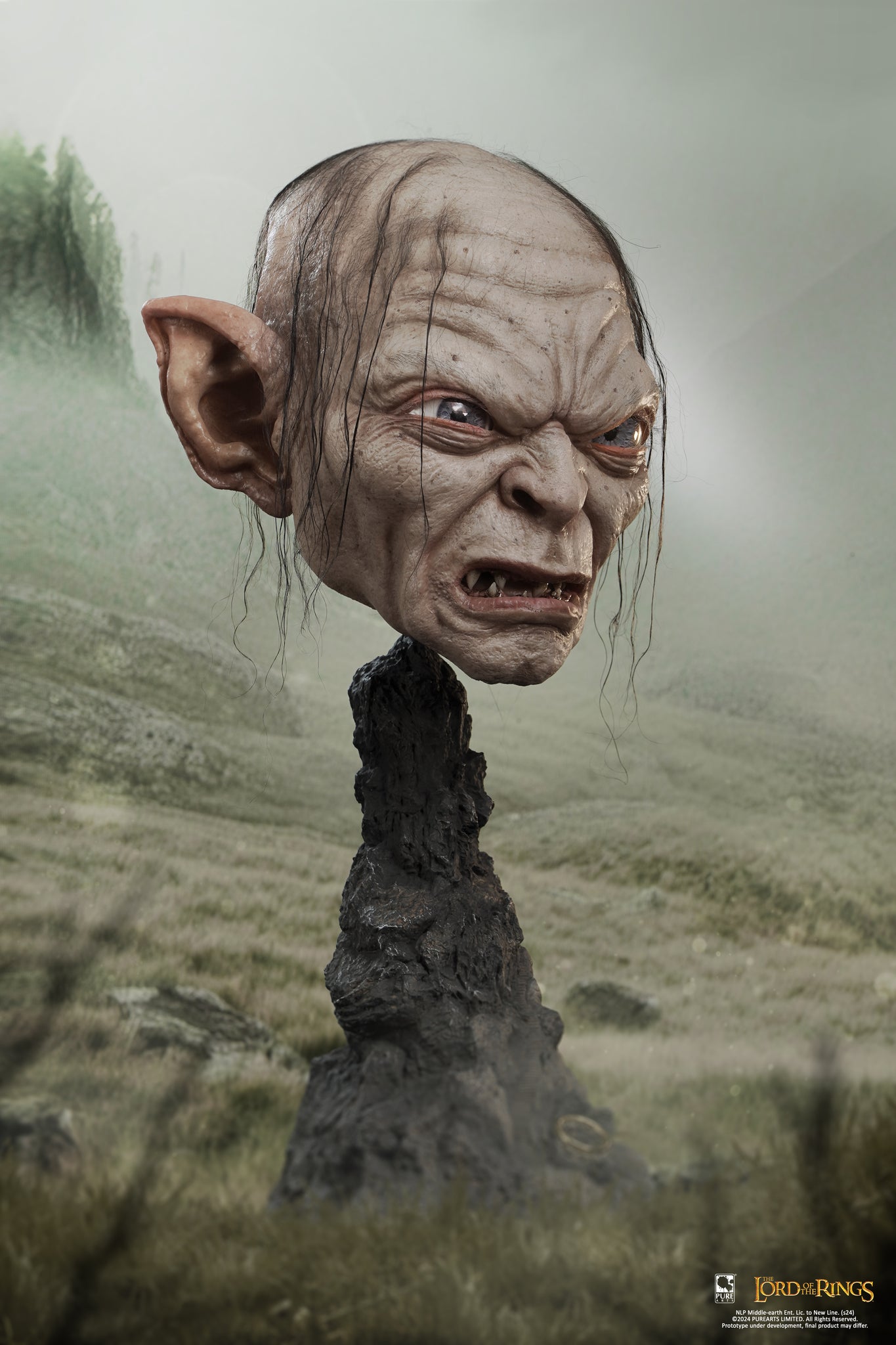 The Lord of the Rings Gollum Art Mask Exclusive Edition with Ring and ...