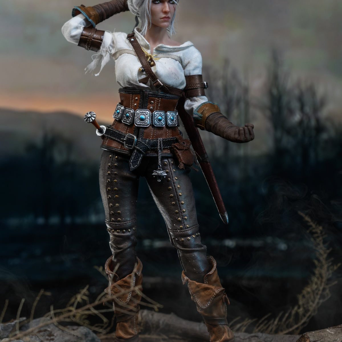 The Witcher 3: Wild Hunt Ciri of Cintra 1/6 Scale Premium Articulated ...