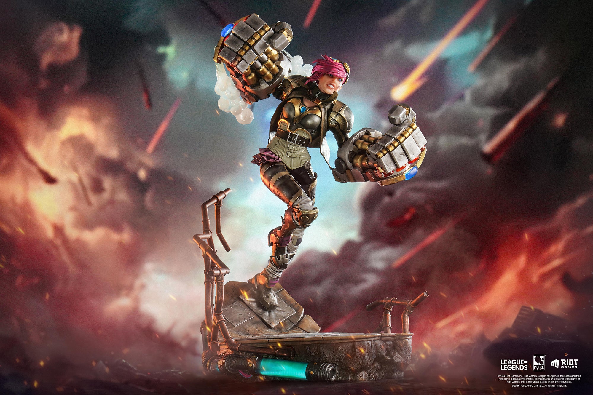 League of Legends Jinx & Vi 1/6 Scale Statue Bundle from PureArts and Riot Games