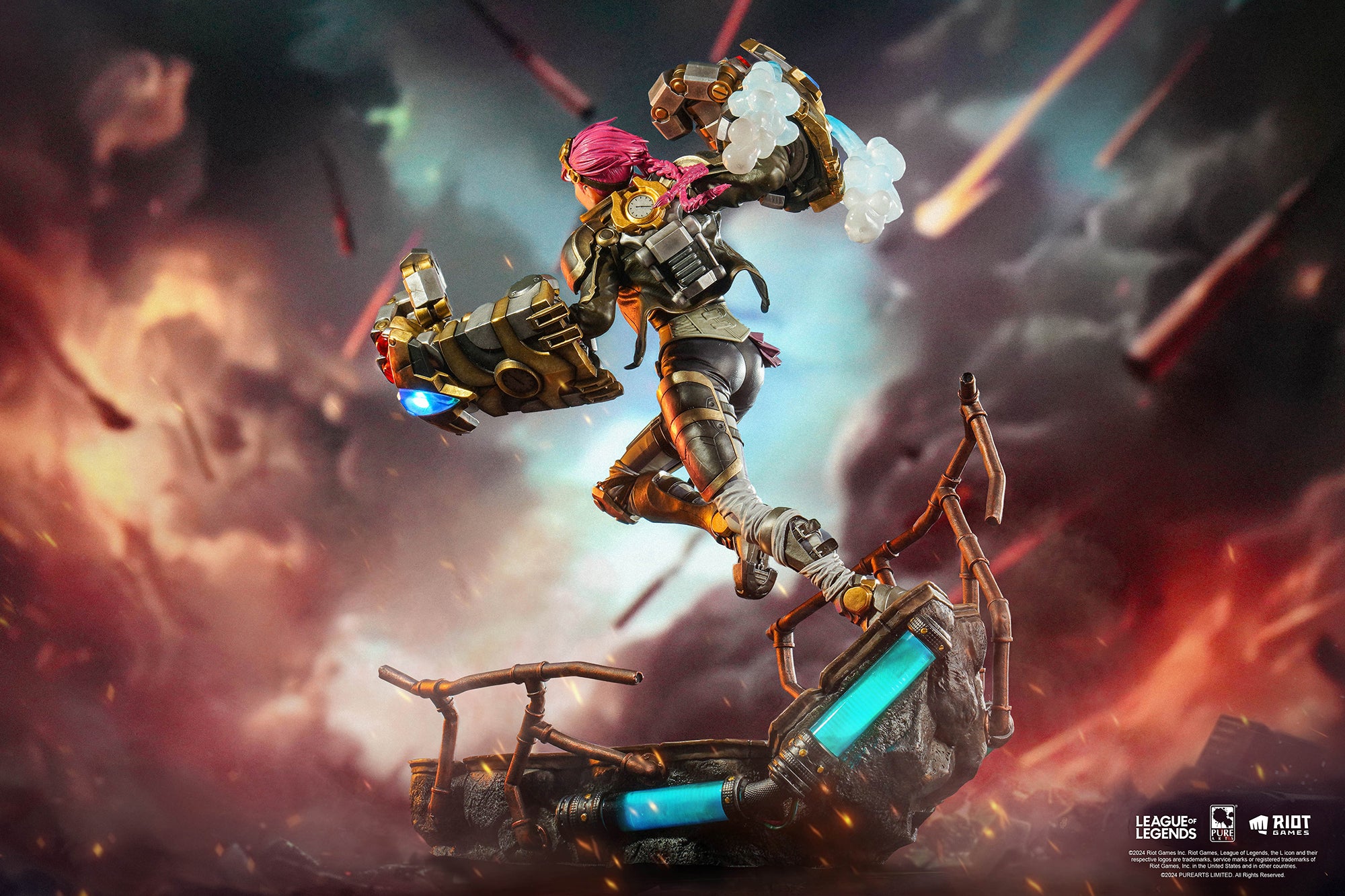 League of Legends Jinx & Vi 1/6 Scale Statue Bundle from PureArts and Riot Games