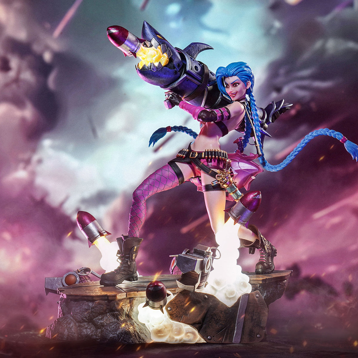 League of Legends Jinx 1/6 Scale Statue from PureArts and Riot Games