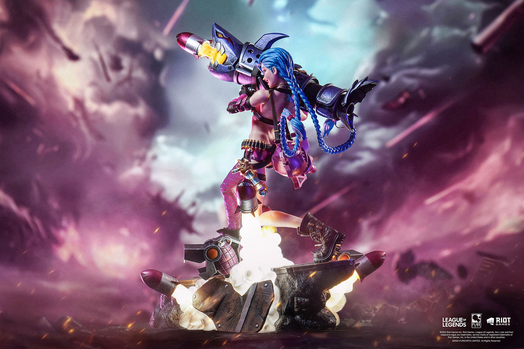 League of Legends Jinx 1/6 Scale Statue from PureArts and Riot Games