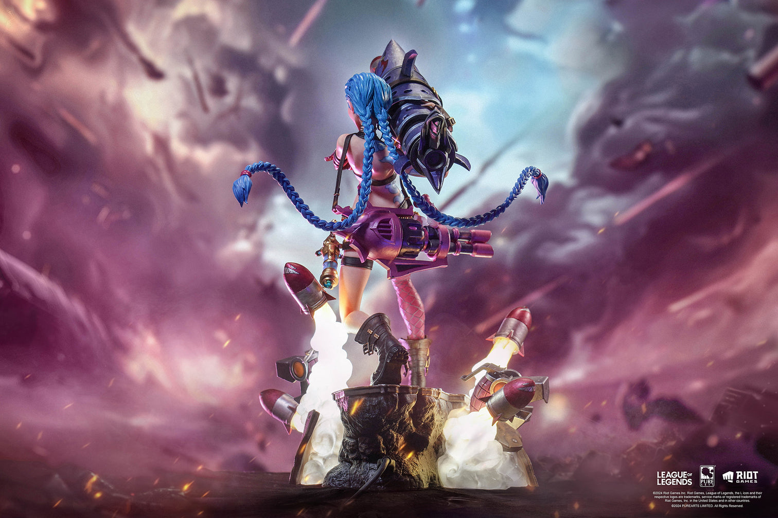 League of Legends Jinx 1/6 Scale Statue from PureArts and Riot Games