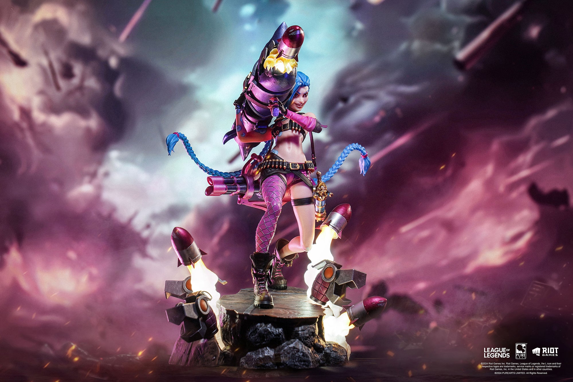 League of Legends Jinx 1/6 Scale Statue from PureArts and Riot Games