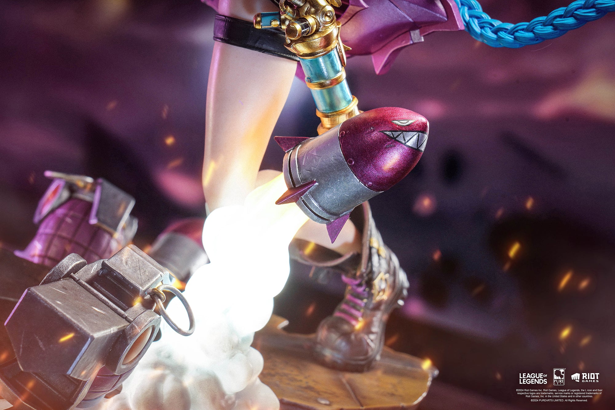 League of Legends Jinx 1/6 Scale Statue from PureArts and Riot Games
