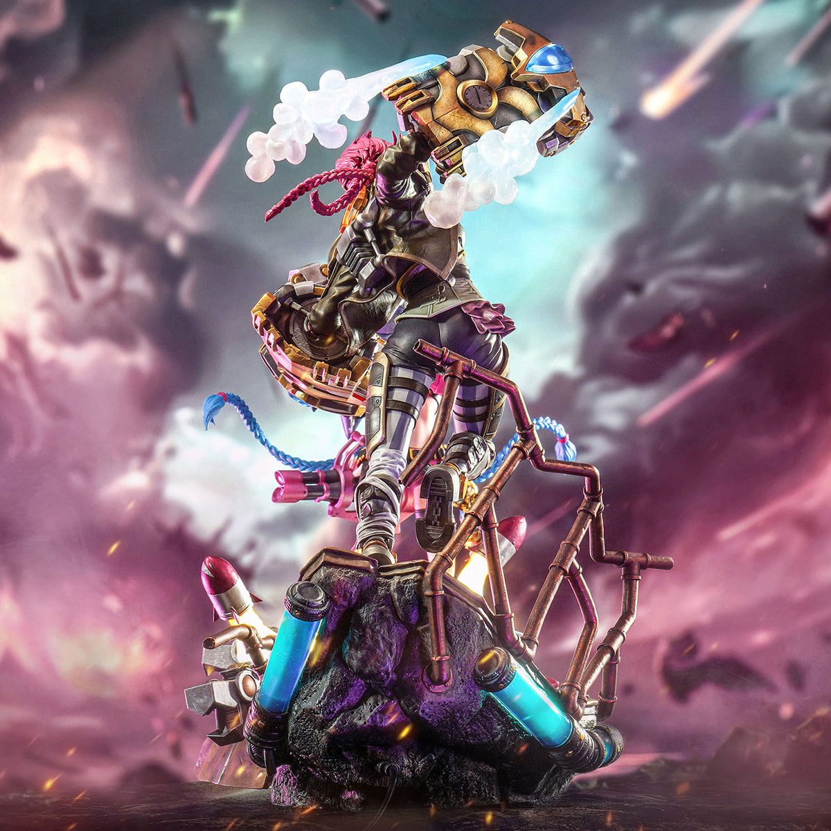 League of Legends Jinx & Vi 1/6 Scale Statue Bundle from PureArts and ...