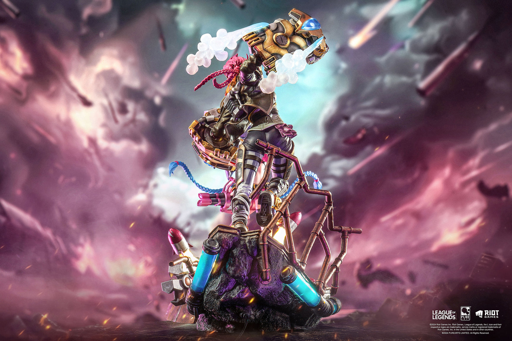 League of Legends Jinx & Vi 1/6 Scale Statue Bundle from PureArts and ...