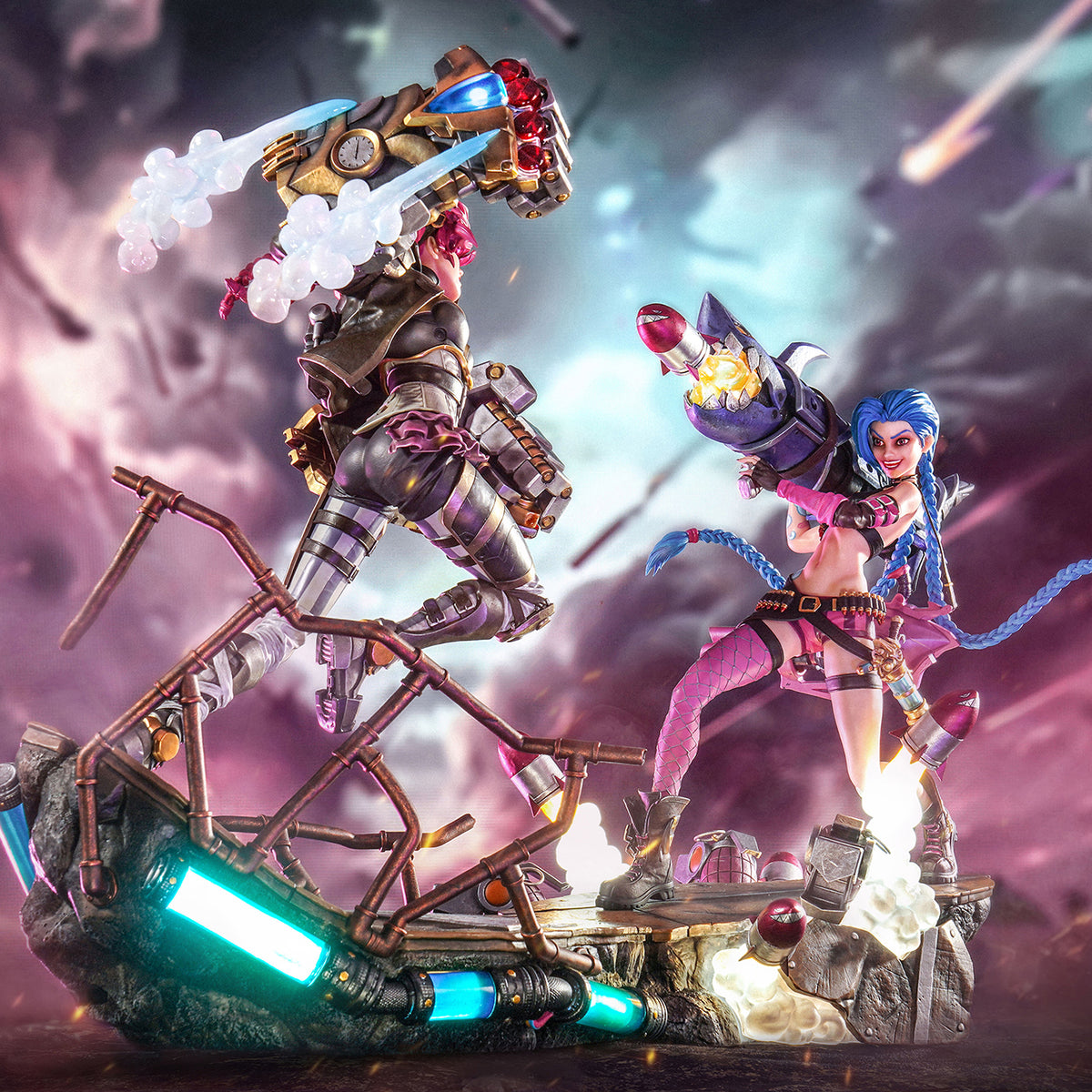 League of Legends Jinx & Vi 1/6 Scale Statue Bundle from PureArts and ...