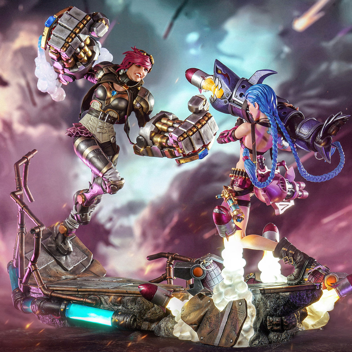 League of Legends Jinx & Vi 1/6 Scale Statue Bundle from PureArts and ...