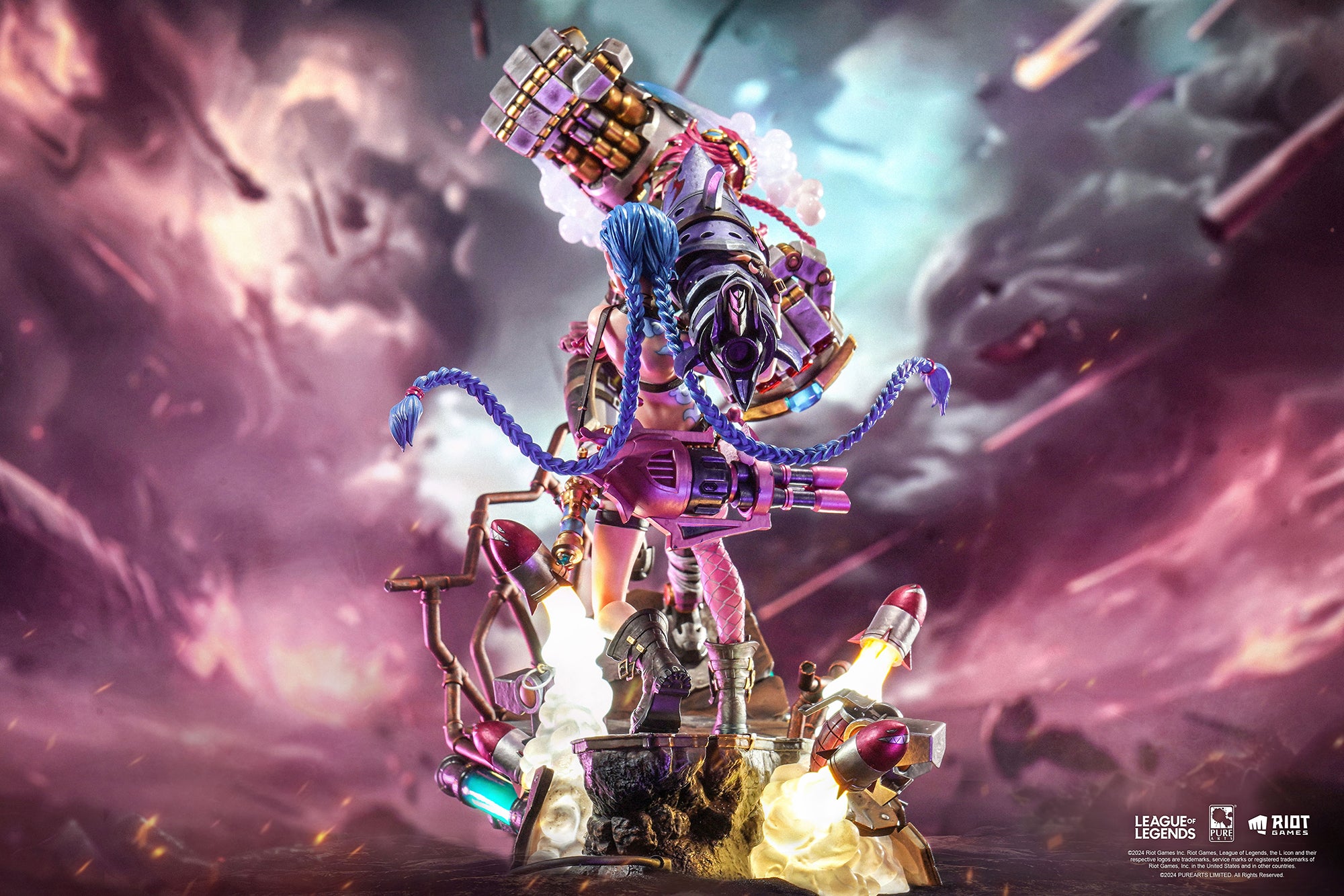 League of Legends Jinx 1/6 Scale Statue from PureArts and Riot Games