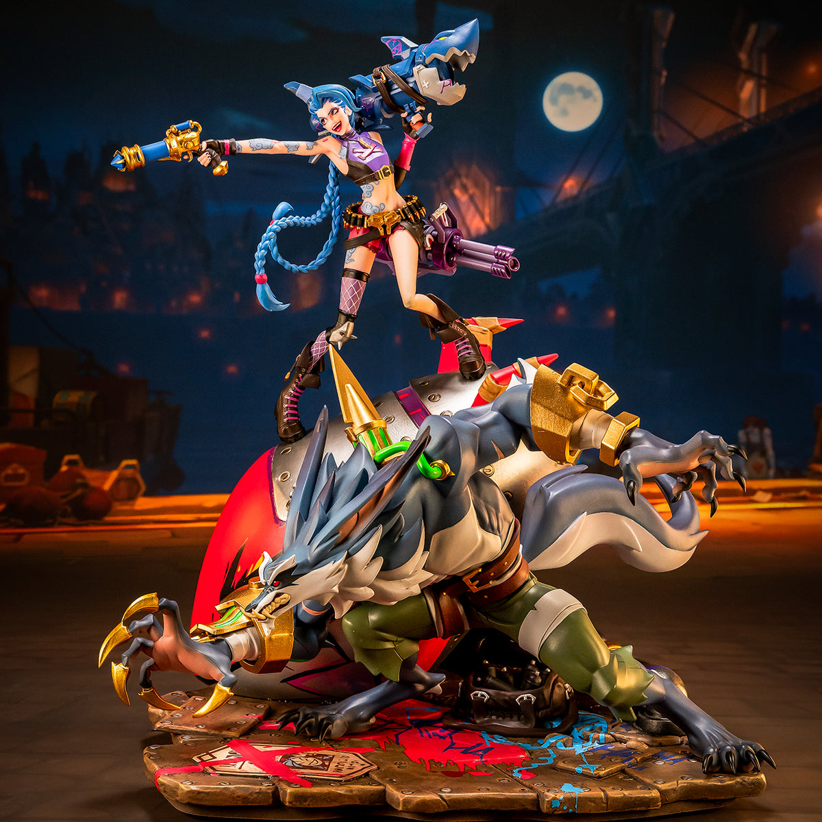 2XKO Jinx & Warwick 1/10 Scale Statue – PureArts