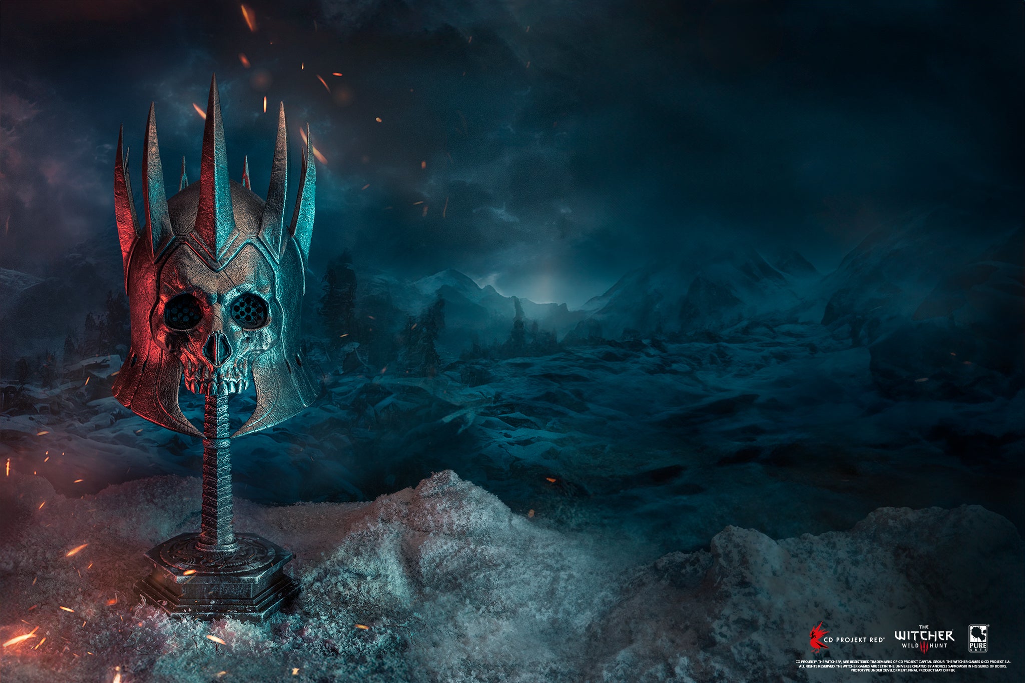 The Witcher 3: Wild Hunt Eredin Helmet 1/1 Scale Replica Exclusive Edi ...