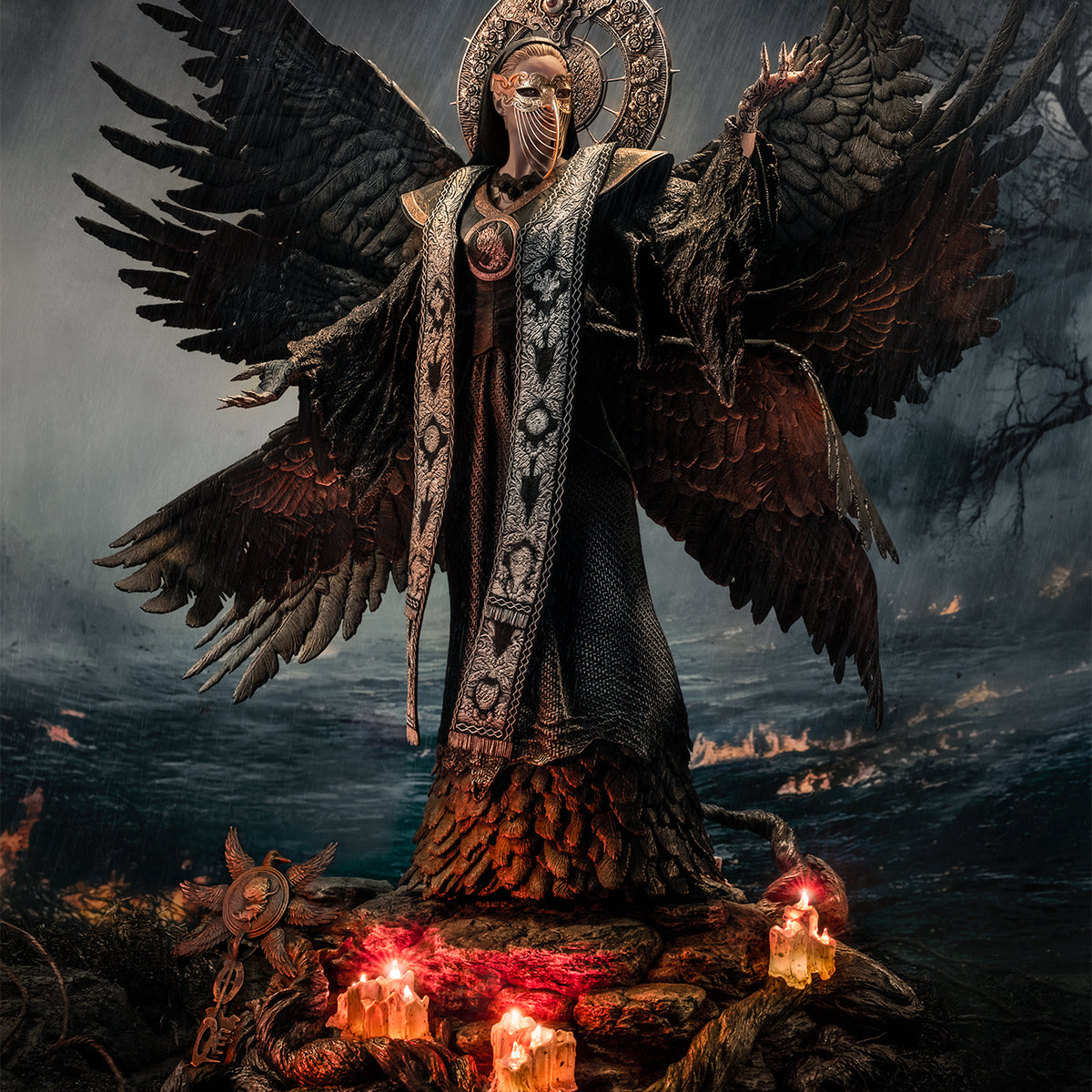 Resident Evil Village Mother Miranda 1/4 Scale Statue Exclusive Editio ...
