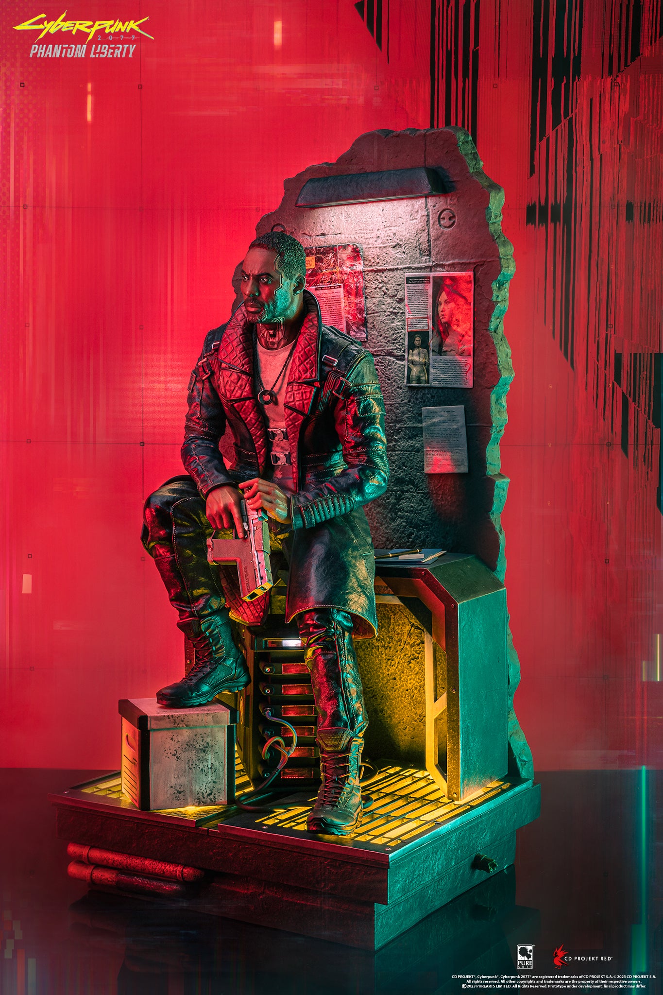 Cyberpunk 2077 Phantom Liberty Solomon Reed ¼ Scale Statue Exclusive E ...