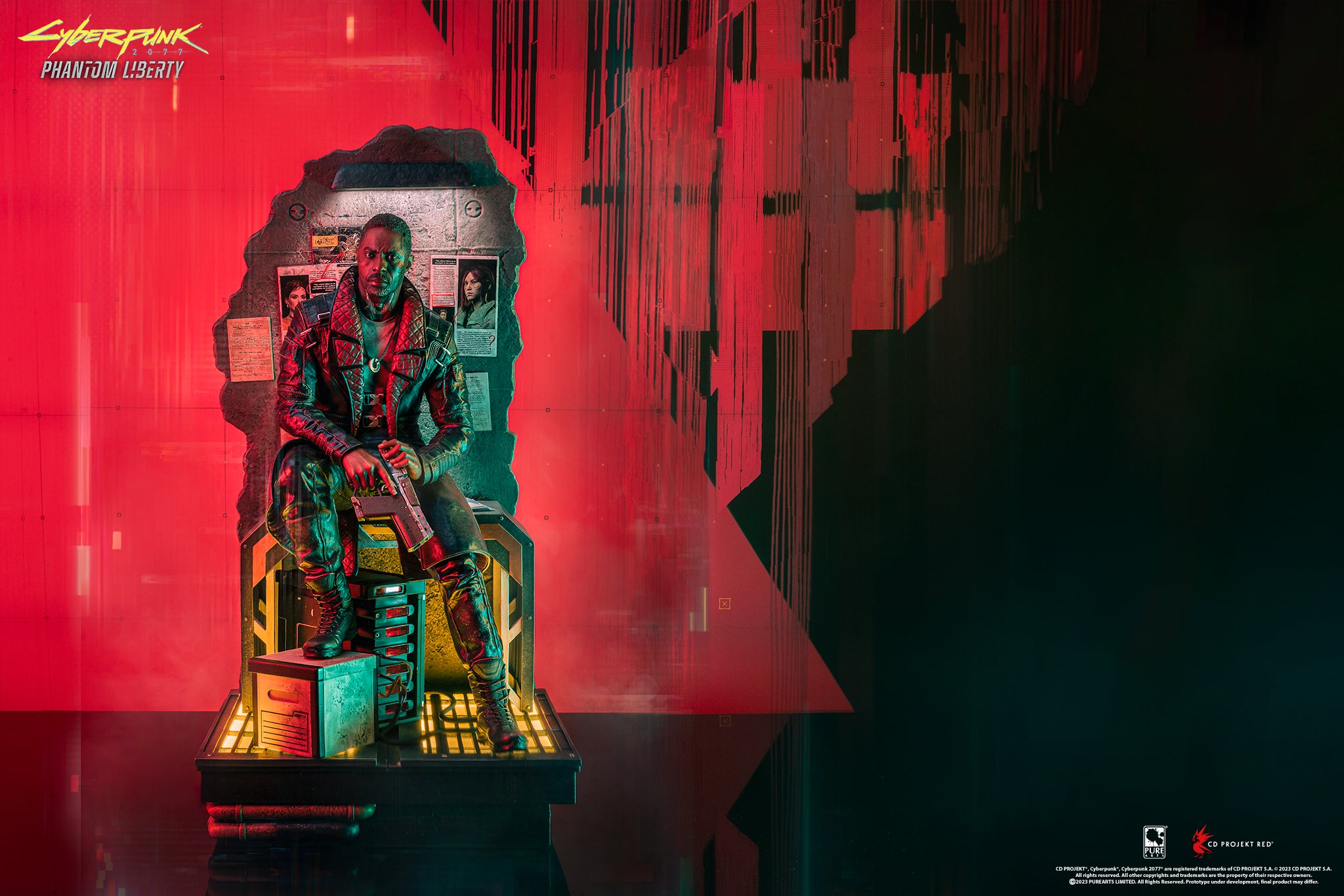 Cyberpunk 2077 Phantom Liberty Solomon Reed ¼ Scale Statue Exclusive E ...