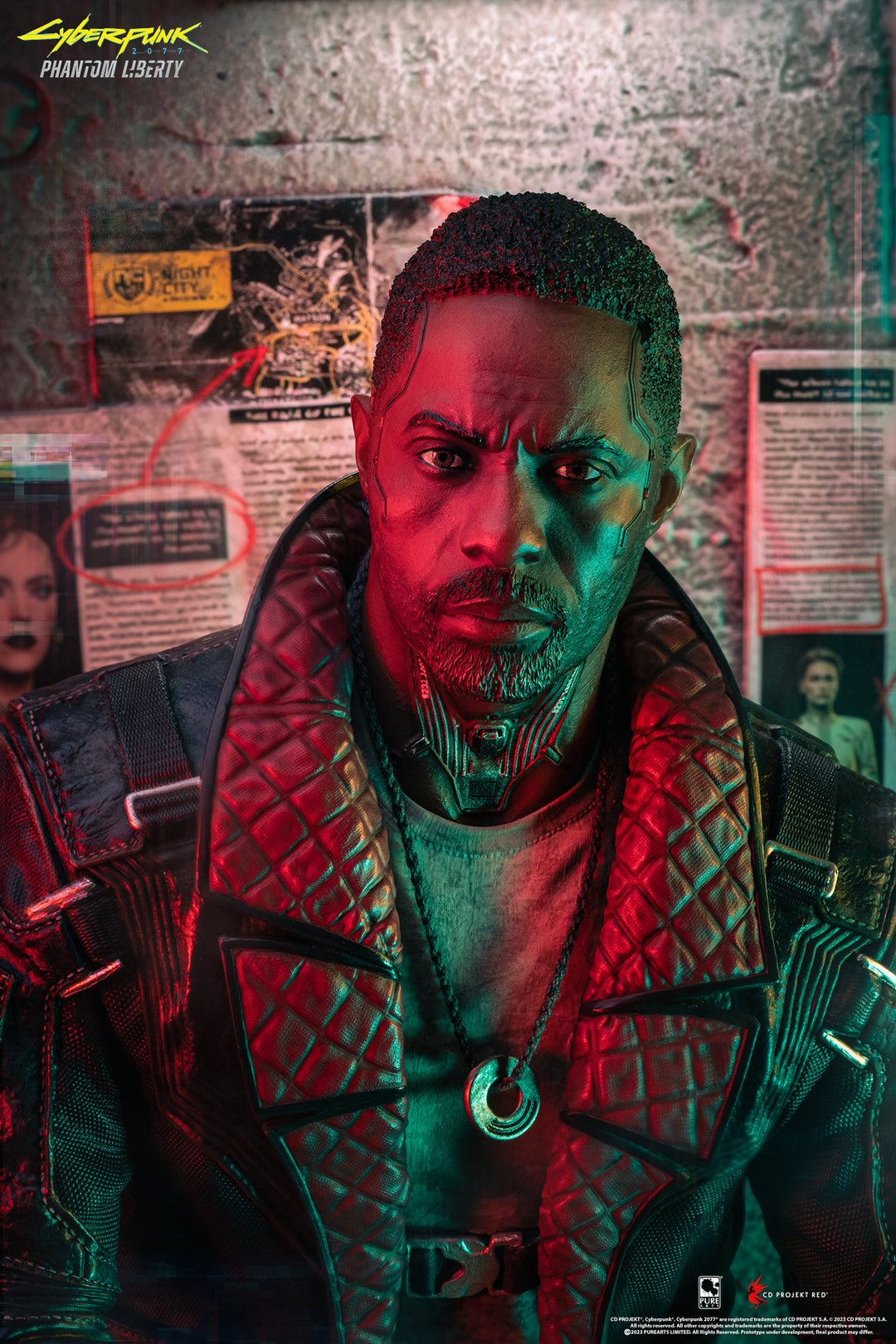 Cyberpunk 2077 Phantom Liberty Solomon Reed ¼ Scale Statue Exclusive E ...