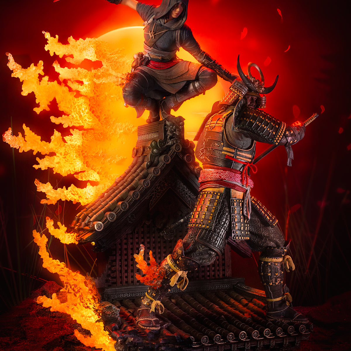 Assassin’s Creed Shadows: Animus Naoe & Yasuke 1/4 Scale Statue Exclus ...