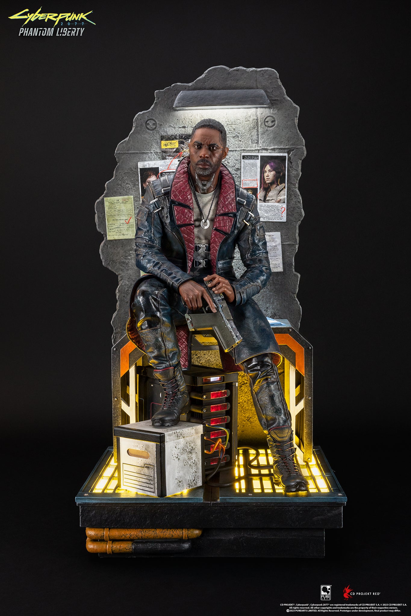 Cyberpunk 2077 Phantom Liberty Solomon Reed ¼ Scale Statue Exclusive E ...