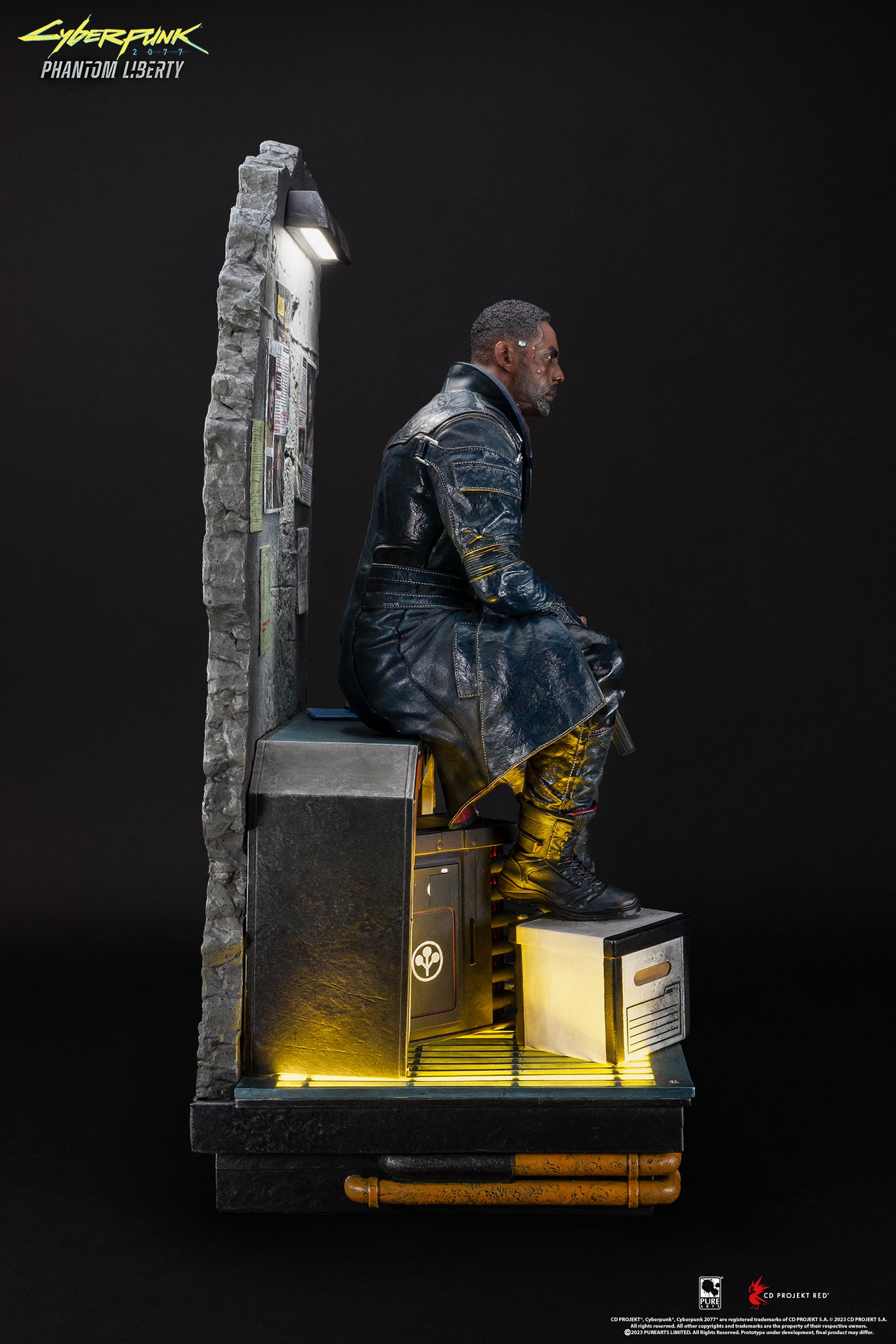 Cyberpunk 2077 Phantom Liberty Solomon Reed ¼ Scale Statue Exclusive E ...