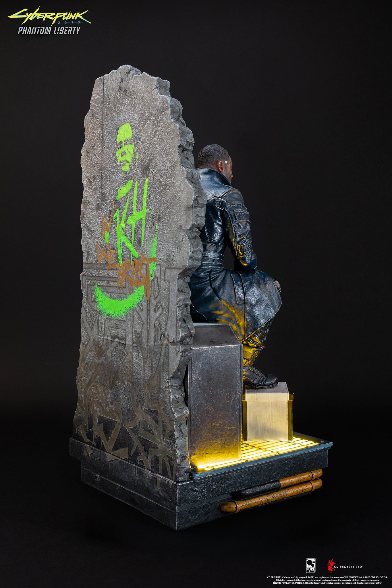Cyberpunk 2077 Phantom Liberty Solomon Reed ¼ Scale Statue Exclusive E ...