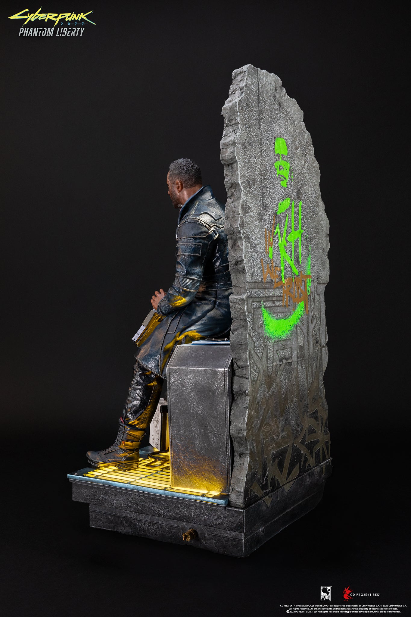 Cyberpunk 2077 Phantom Liberty Solomon Reed ¼ Scale Statue Exclusive E ...