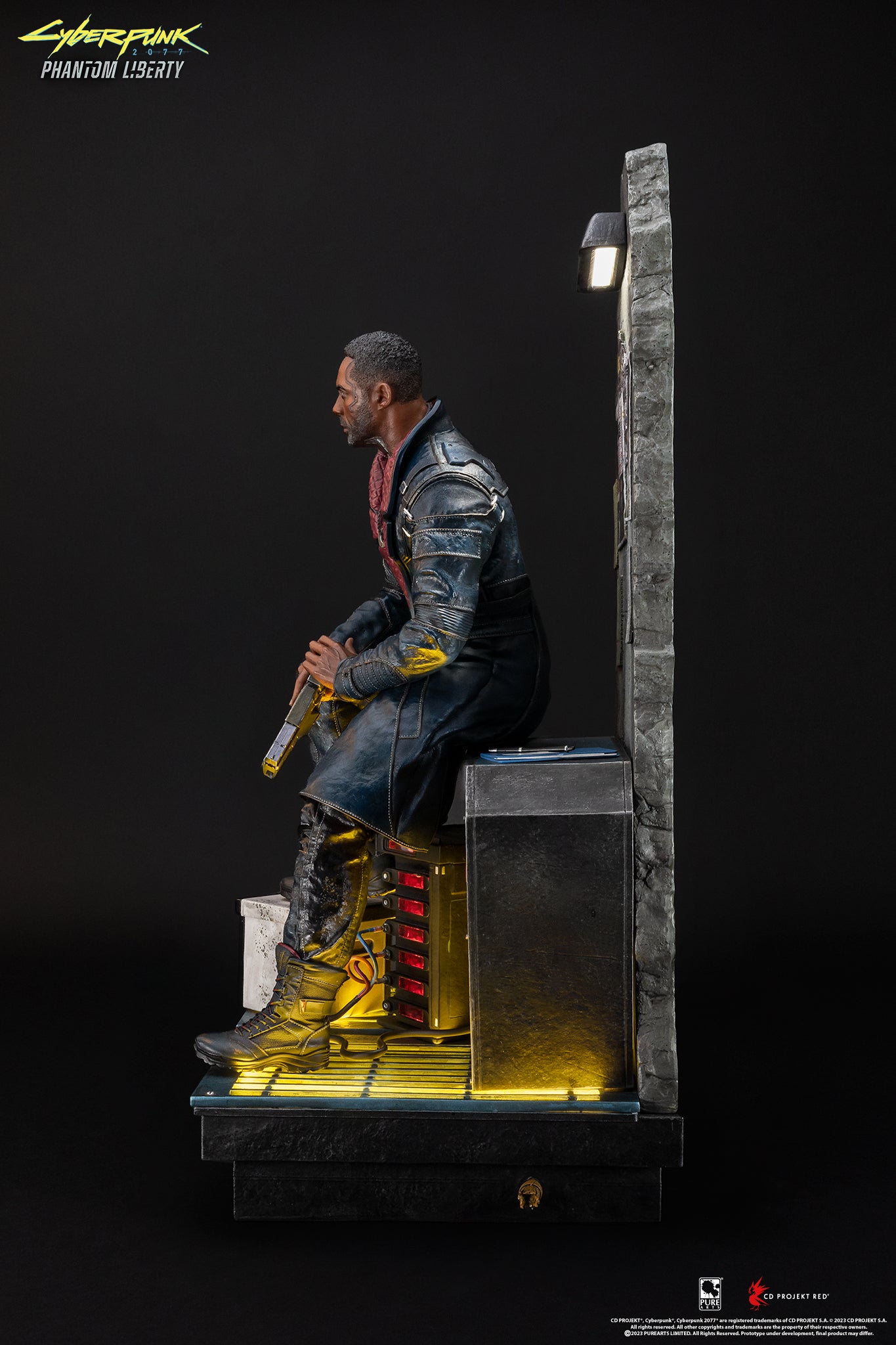 Cyberpunk 2077 Phantom Liberty Solomon Reed ¼ Scale Statue Exclusive E ...