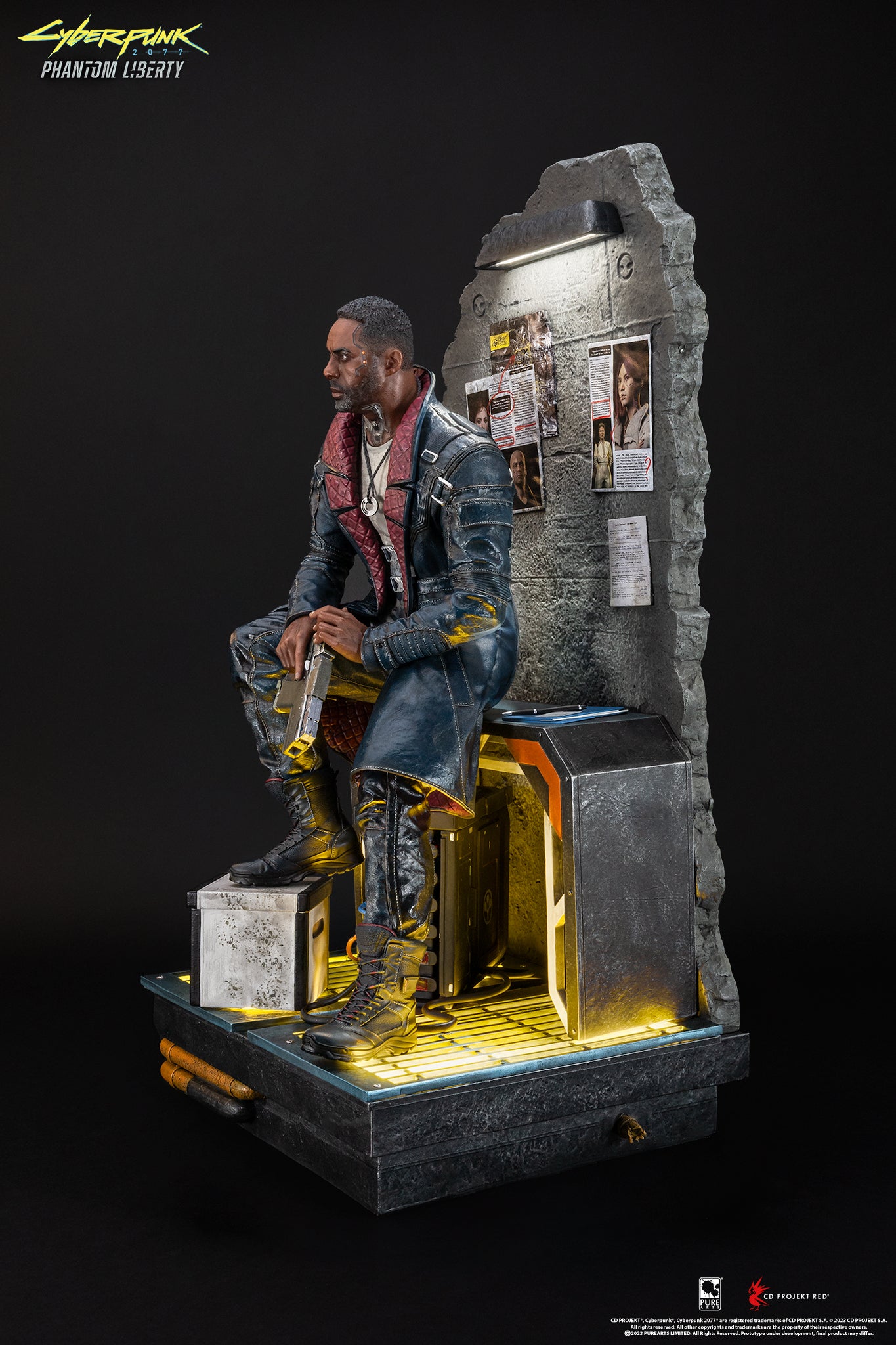 Cyberpunk 2077 Phantom Liberty Solomon Reed ¼ Scale Statue Exclusive E ...