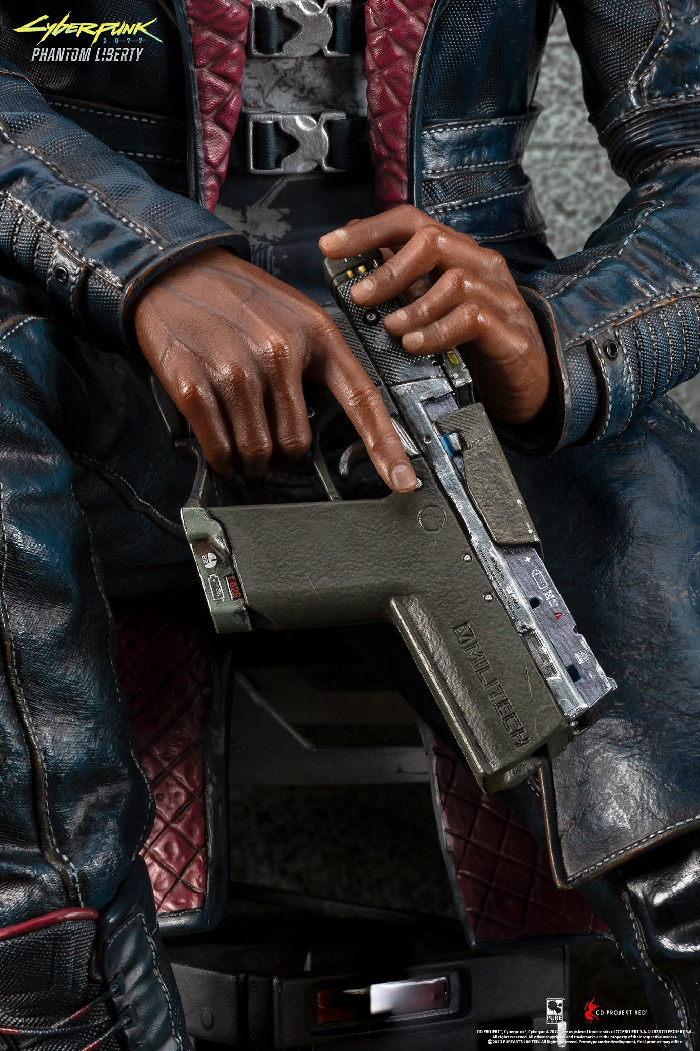 Cyberpunk 2077 Phantom Liberty Solomon Reed ¼ Scale Statue Exclusive E ...