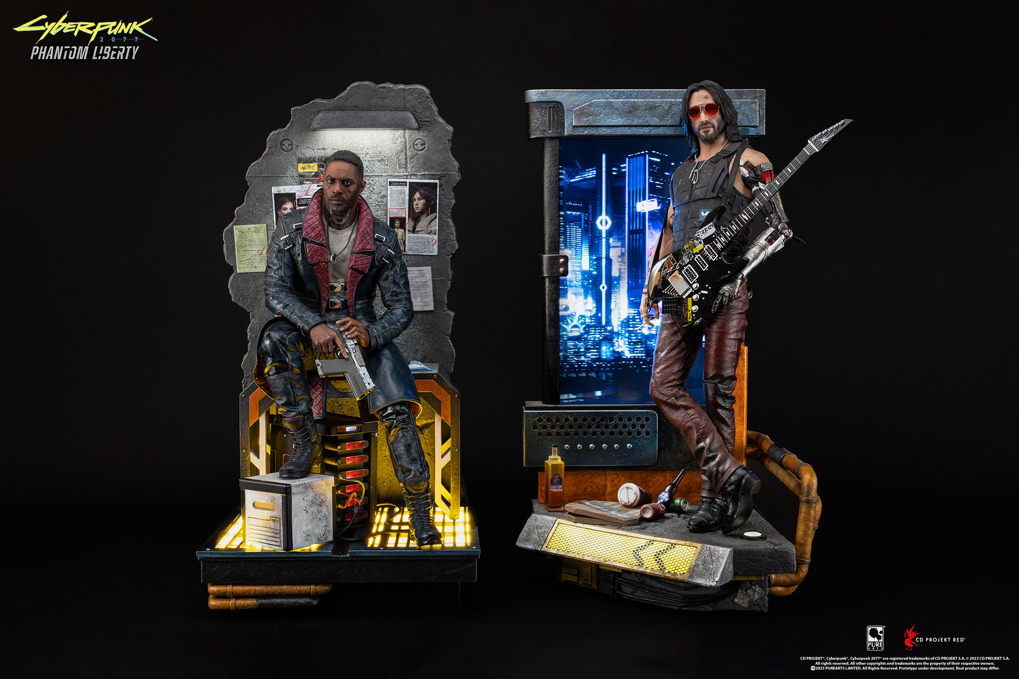 Cyberpunk 2077 Phantom Liberty Solomon Reed ¼ Scale Statue Exclusive E ...
