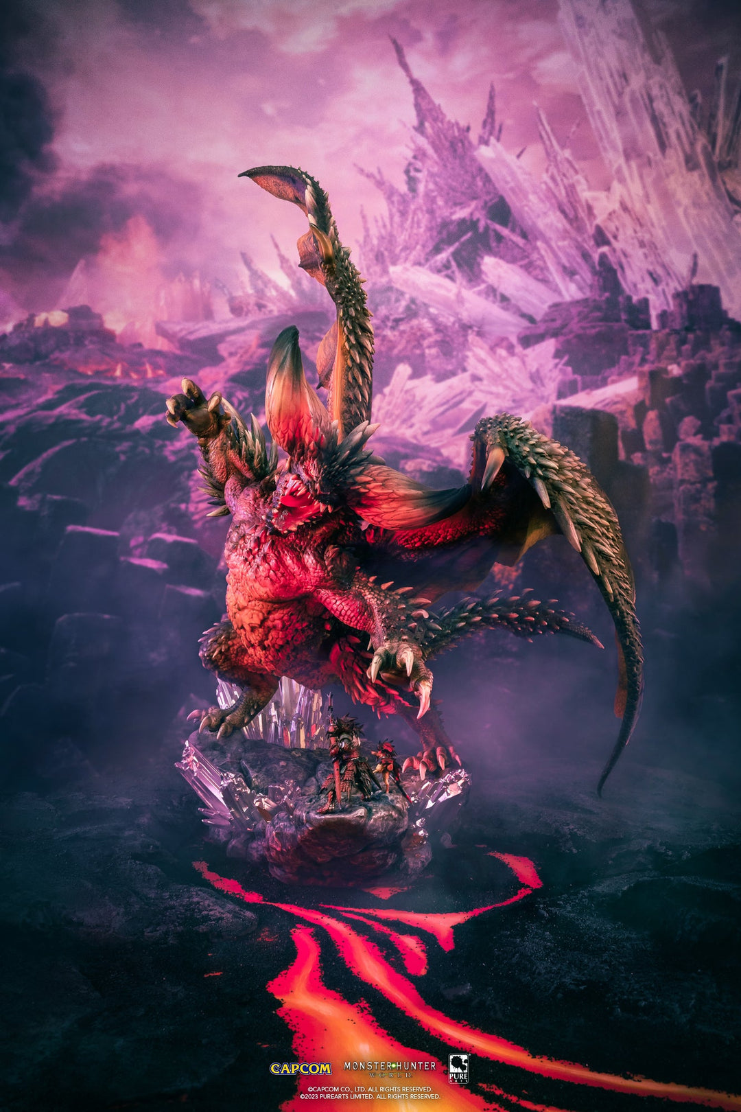 Monster Hunter World Nergigante Statue from PureArts