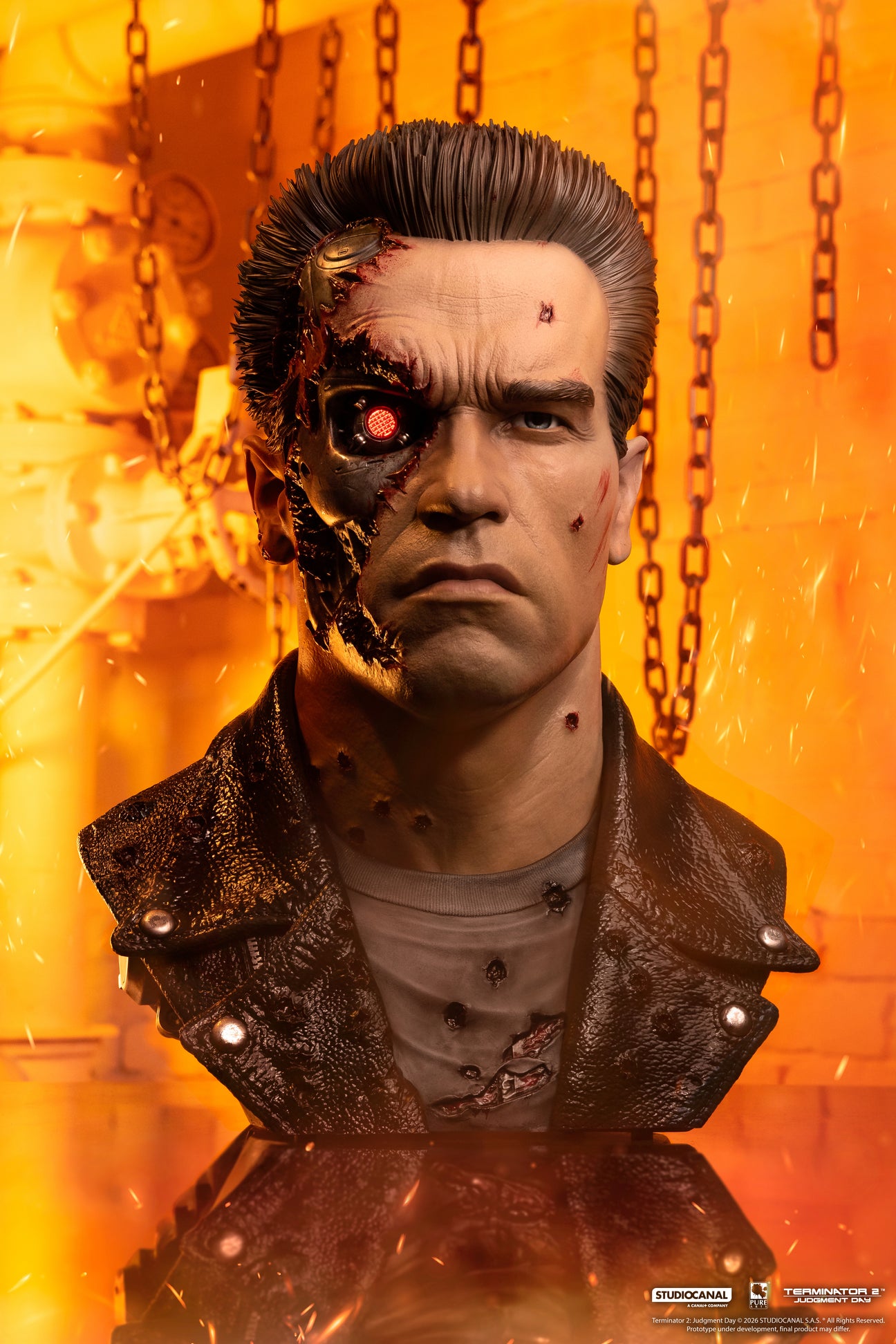Terminator 2 T-800 Model 101 Battle Damaged Art Mask Exclusive Edition ...