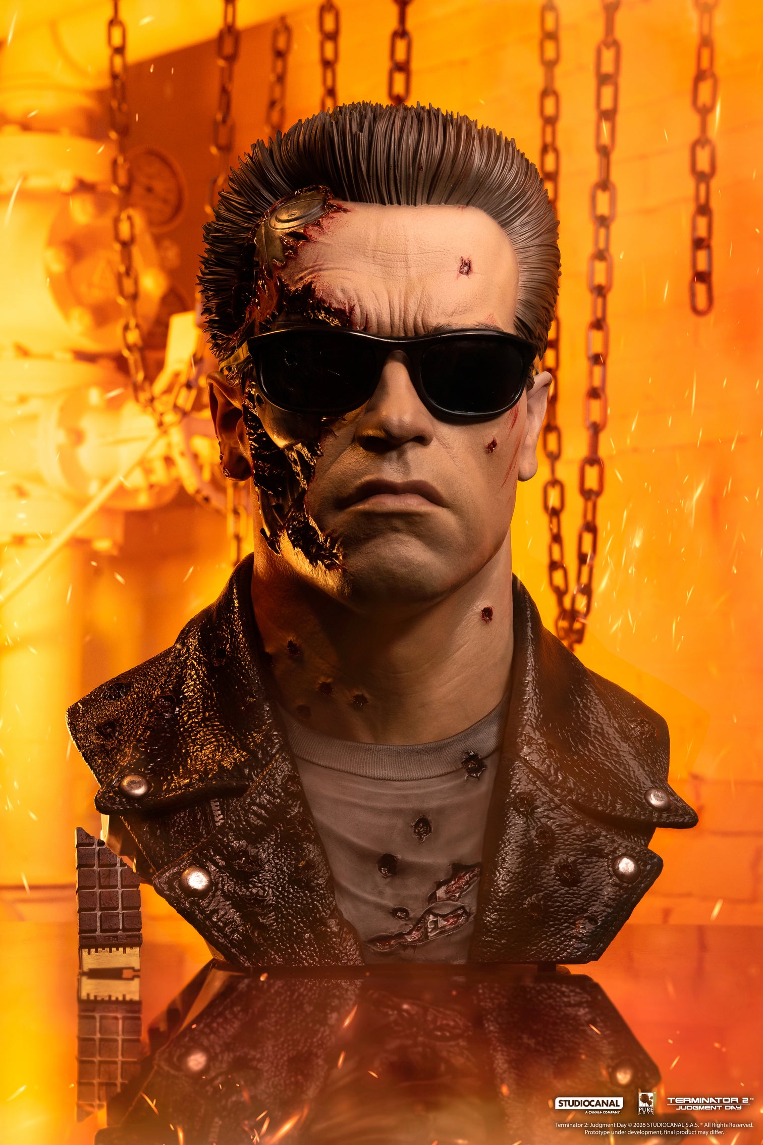 Terminator 2 T-800 Model 101 Battle Damaged Art Mask Exclusive Edition ...