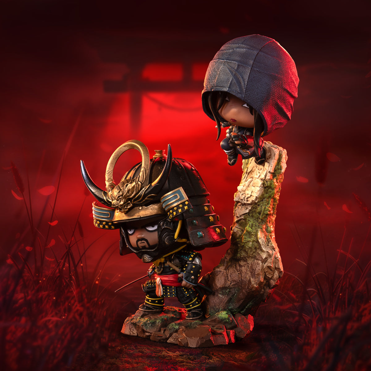 Qlectors Assassin’s Creed Shadows Naoe & Yasuke PVC Figure – PureArts