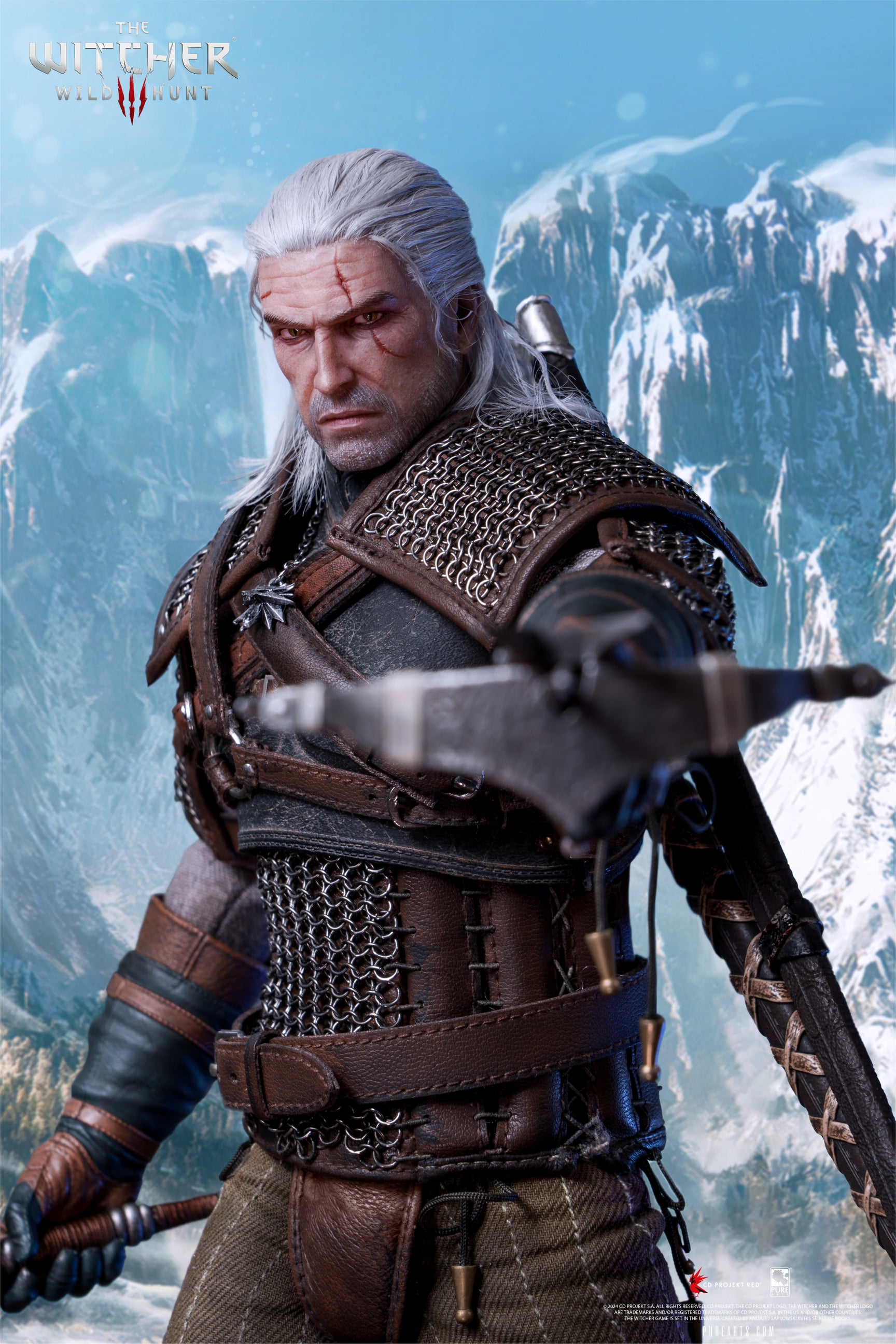 The Witcher 3: Wild Hunt Geralt of Rivia 1/6 Scale Premium Articulated ...