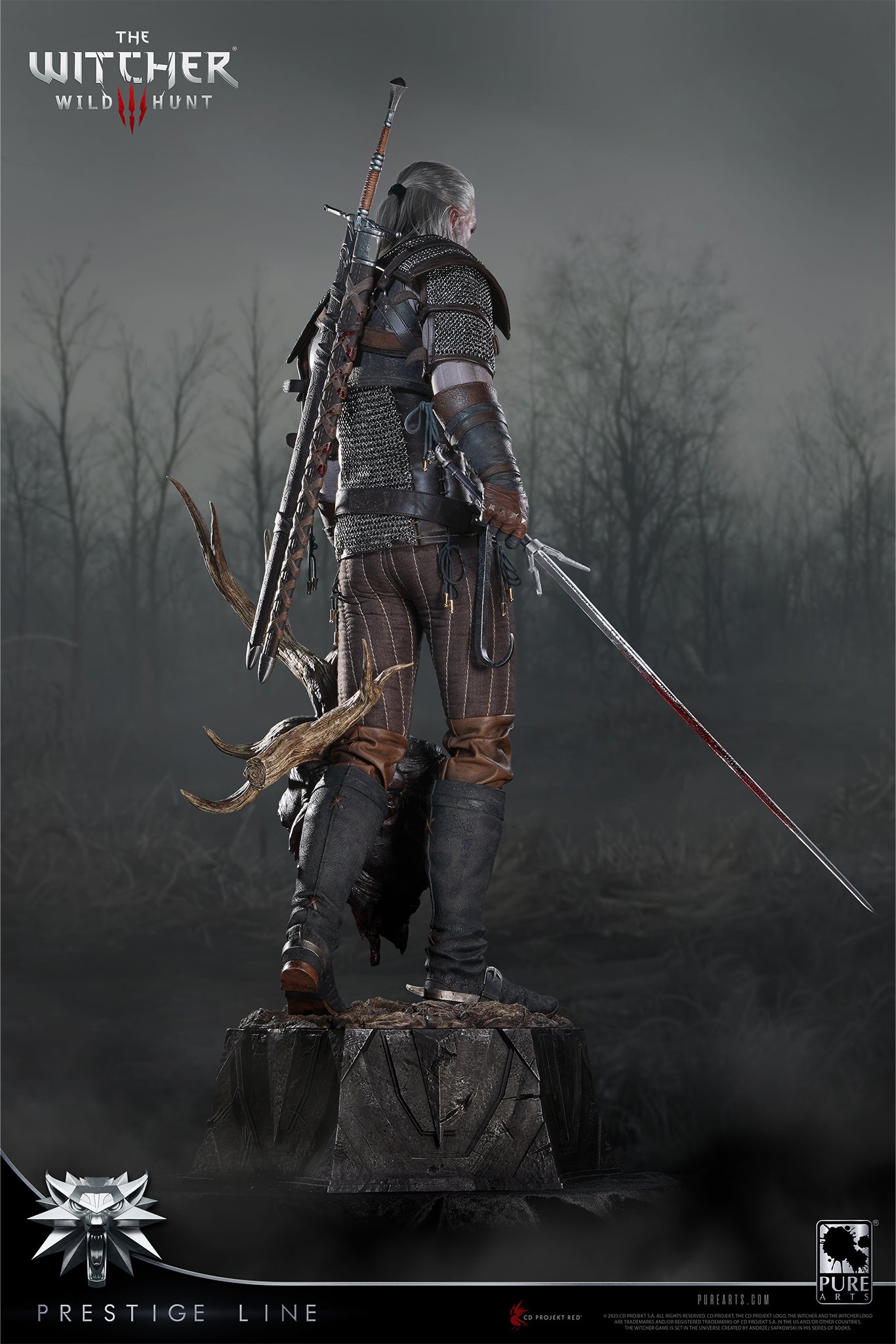 【情報】巫師3 1/2雕像 The Prestige Line - The Witcher 3: Wild Hunt - Geralt of ...