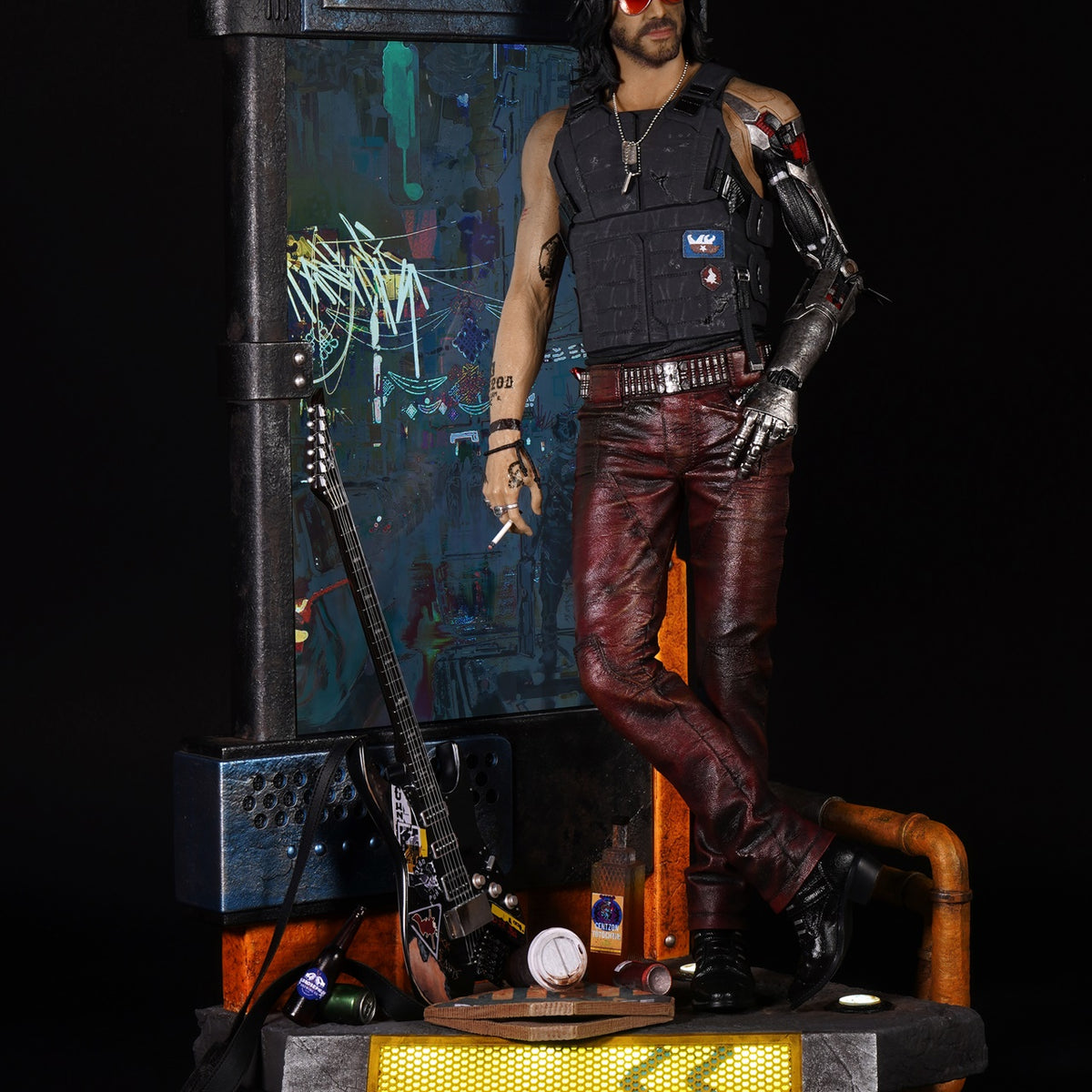 Cyberpunk 2077 Johnny Silverhand Keanu Reeves 1/4 Scale Statue – PureArts