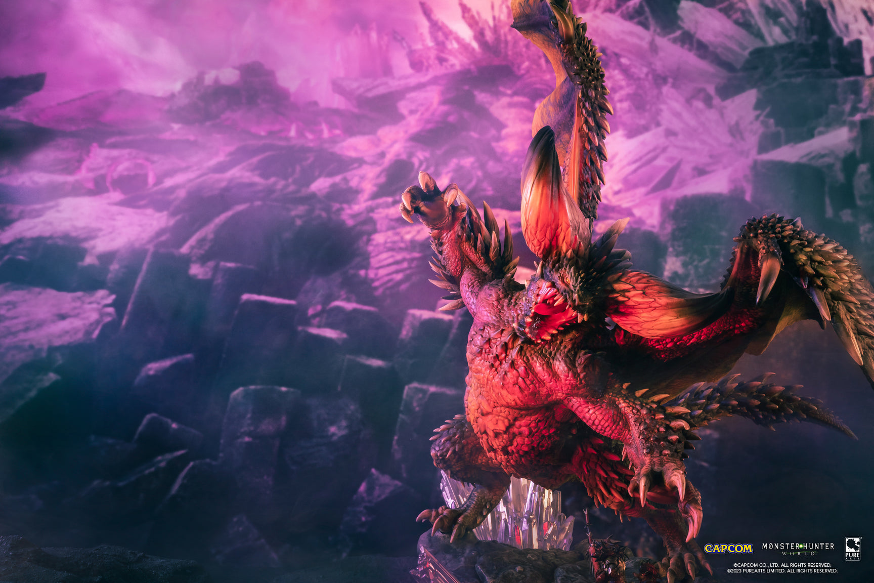 Monster Hunter World Nergigante Statue Exclusive Edition from PureArts