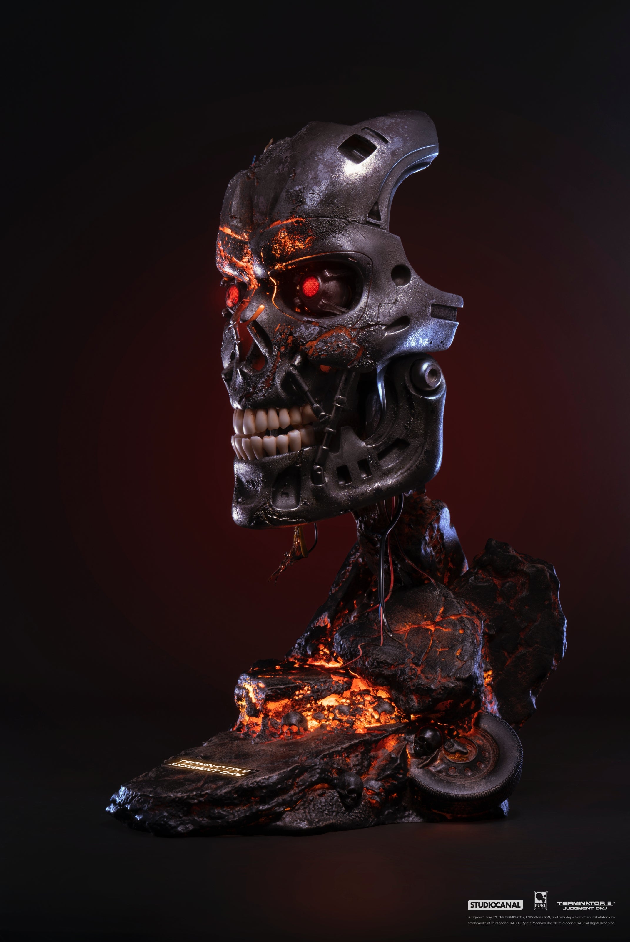 terminator endoskeleton head