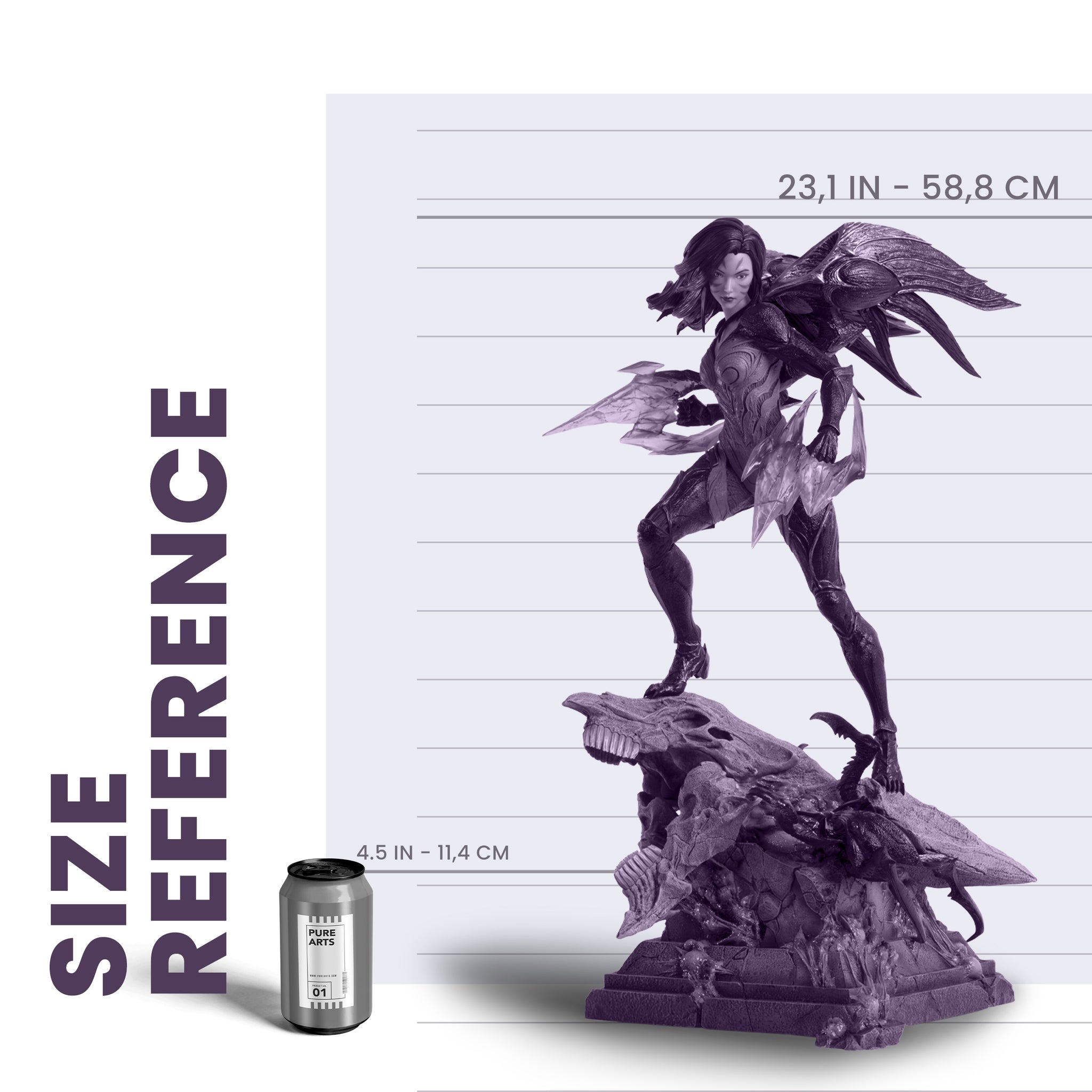 League of Legends Kai'Sa 1/4 Scale Statue by PureArts and Riot Games!